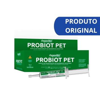 Probiot Pet Organnact Suplemento Pra Cães e Gatos 13Ml - Vitaminas e ...