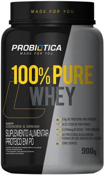 Probiótica 100% Pure Whey Pote 900G Cookies & Cream - Probiotica - Whey ...