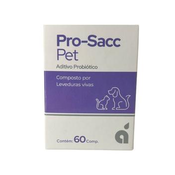 Probiotico para Caes e Gatos Pro Sacc Pet 60 comprimidos - Univitta ...