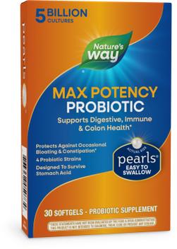 Probióticos Nature's Way Max Potency 5B - 30 Cápsulas - Lactobacilos ...