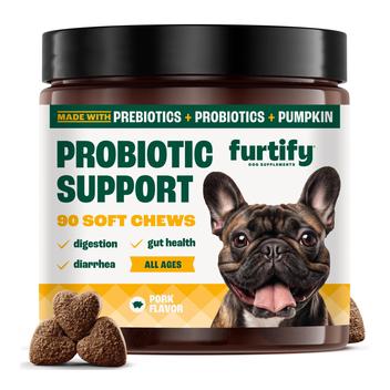 Probióticos para cães Furtify Probióticos para cães 90 mastigáveis ...