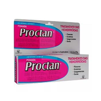 Proctan Creme para Tratamento de Hemorroidas 25g 6 Aplicado - GENOMMA ...