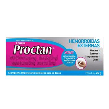 Proctan Pomada 25G - Genom - Outros Saúde e Cuidados Pessoais ...
