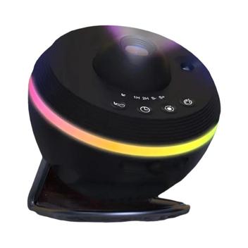 Projetor De Luz Noturna 4K HD Galáxia Meteor 360 graus Lâmpada ...