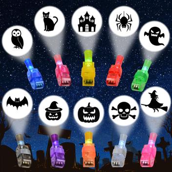 Projetor de Luzes de Dedo LED UDOGI para Festa de Halloween - 40 Peças ...