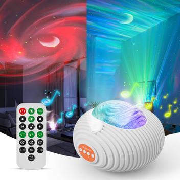 Projetor Galaxy ALACRIS - Com Efeitos de Aurora e Espiral - Projetor ...