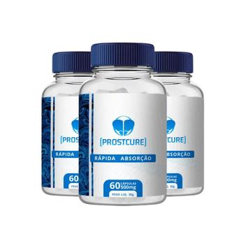 Prostcure - Suplemento Alimentar Natural - Kit com 3 Frascos de 60 ...