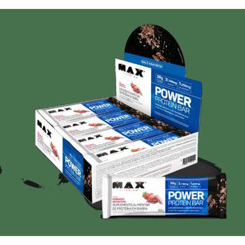 Protein bar max power max titanium 90g c/8 - Barra de Proteína ...