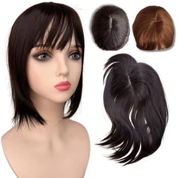 Prótese capilar feminina topo de tic-tac fibra orgânica - LIONSWIG ...