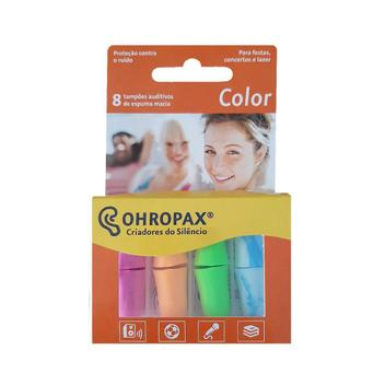 Protetor Auricular Ohropax Color 35Db - 4 Pares - Protetor Auricular ...