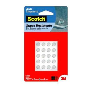 Protetor auto adesivo PU Scoth transparente redondo P 20 unidades 3M ...