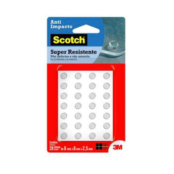 Protetor auto adesivo PU Scoth transparente redondo PP 28 unidades 3M ...