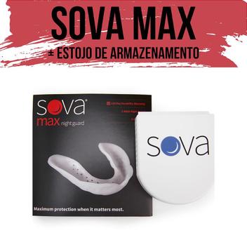 Protetor Bucal noturno placa bruxismo SOVA Max com estojo - SOVA Night guard para bruxismo ...