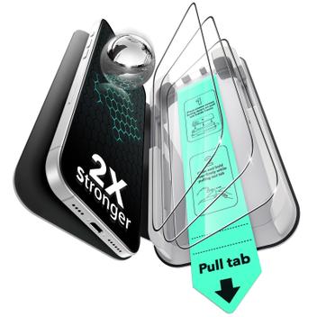 Protetor de tela ESR para iPhone 16 Plus/15 Plus, pacote com 3 - Acessórios para Câmeras ...