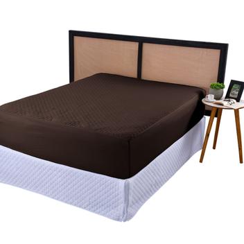 Protetor impermeável Queen Padrão Dimensões: 1,98m x 1,58m x 0,40cm ...