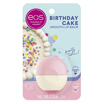 Protetor Labial EOS Bálsamo Labial de Birthday Cake 100% Natural ...