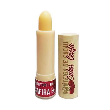 Protetor Labial Manteiga De Cacau Sabor Cereja Safira - SAFIRA ...