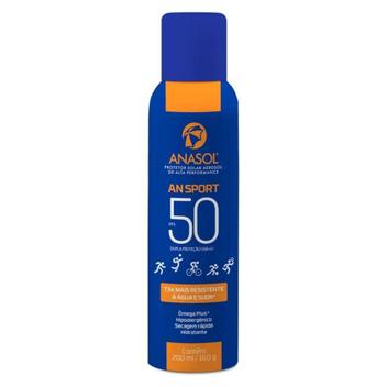 Protetor Solar Aerosol AN Sport FPS 50 200ml - Anasol - Protetor Solar ...