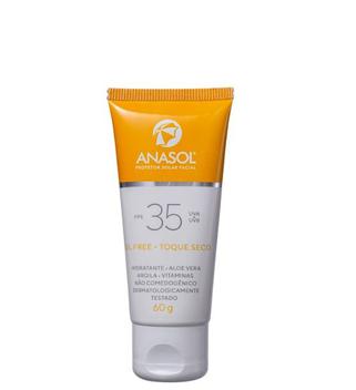 Protetor Solar Anasol FPS 35 Facial 60g - Protetor Solar Facial - Magazine Luiza