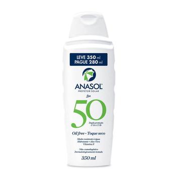 Protetor Solar Anasol Fps 50 Oil Free- Kit 2 350Ml- Grande - Protetor ...