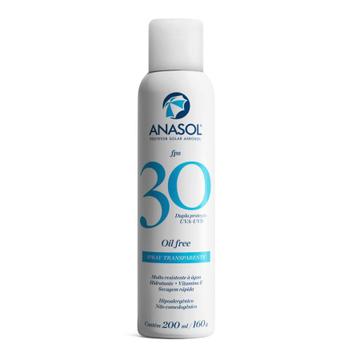 Protetor Solar Anasol Spray Transparente FPS 30 200ML160G - Protetor ...