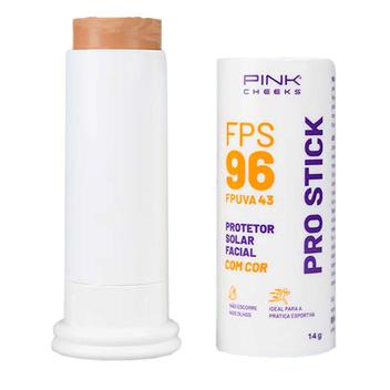 Protetor Solar com Cor Multifuncional Pink Cheeks Pro Stick FPS96 ...
