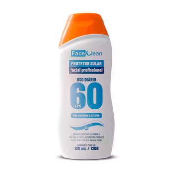 Protetor Solar Facial 70 FPS 120 mL Face Clean - Face Clean Brasil ...