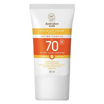 Protetor Solar Facial Antiox Complex FPS70 40ml - Australian Gold ...