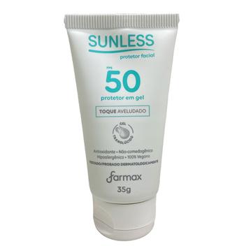 Protetor Solar Facial Em Gel Sunless FPS50 - Sunless Farmax - Protetor ...