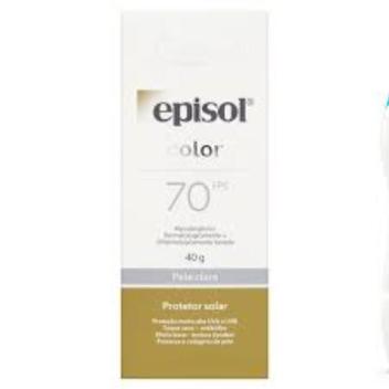 Protetor Solar Facial Episol Color FPS 70 Tom 2 Claro 40ml - Mantecorp ...