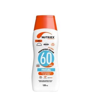 Protetor Solar Facial FPS 60 Profissional 120ml - NUTRIEX - Protetor ...