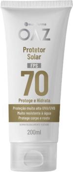 Protetor Solar Fator 70 FPS OAZ Vegano Toque Seco - Protetor Solar ...