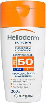 Protetor Solar Helioderm Suncare FPS 50 Loção com 200g - Helioderm ...