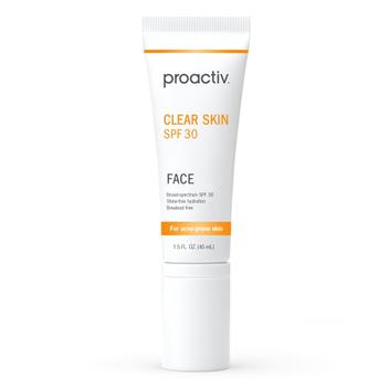 Protetor solar hidratante Proactiv Clear Skin SPF 30 45mL - Protetor ...