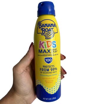 Protetor Solar Infantil Banana Boat Kid Max Fator 100 Spray - Protetor ...
