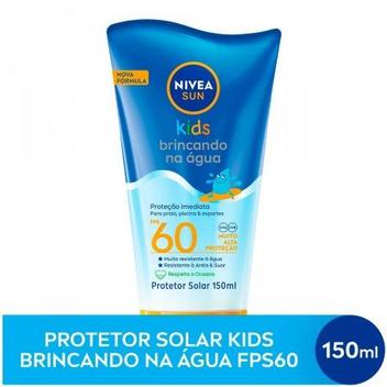 Protetor Solar Infantil Com 150 ml Nivea Sun Kids Brincando Na Água ...