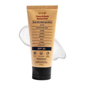 Protetor Solar Mineral Natural Sky and Sol SPF 30 - 90ml - Protetor ...