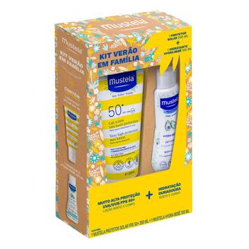 Protetor Solar Mustela FPS 50 Loção 200ml e Mustela Hydra Bebê 100ml ...