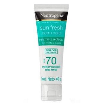 Protetor Solar Neutrogena Sun Fresh Derm Care Facial FPS70 - 40g ...