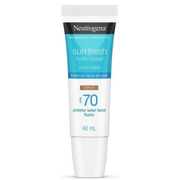 Protetor Solar Neutrogena Sun Fresh Hydro Boost Fps70 Cor 3.0 40ml ...
