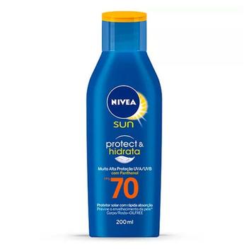 Protetor Solar Nivea Sun FPS 70 Protect & Hidrata 200ml - Beiersdorf ...