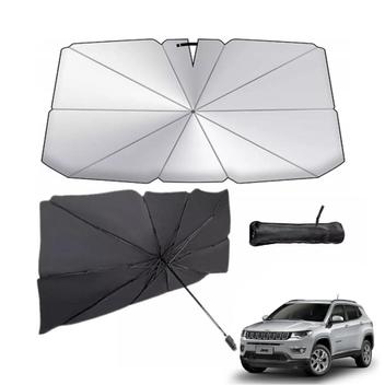 Protetor Solar Parabrisa Sol Parasol Carro Guarda Chuva Uv - Quebra Sol ...
