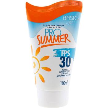 Protetor Solar Pro Summer 30 Basic+ Care 100ml - Basic + Care ...