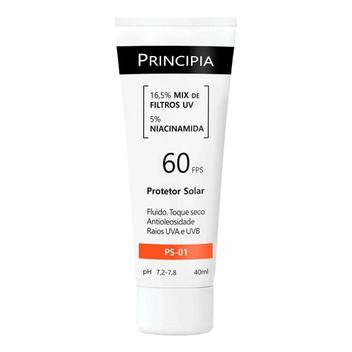Protetor Solar PS-01 FPS60 40ml Principia - Principia Skin - Protetor ...