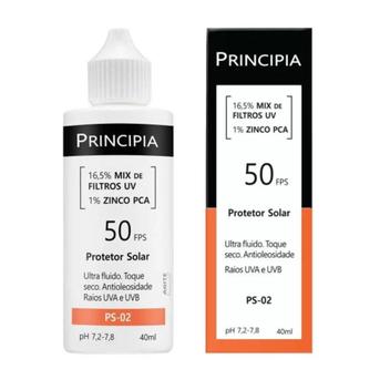 Protetor Solar PS-02 FPS50 Principia Toque Seco 40ml - Protetor Solar ...