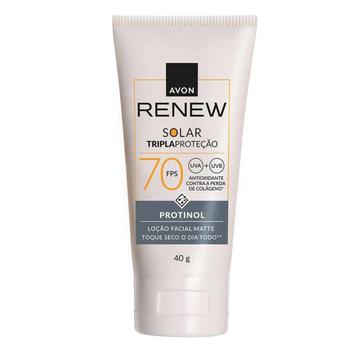 Protetor solar renew solar protinol spf 70 - AVON - Protetor Solar ...