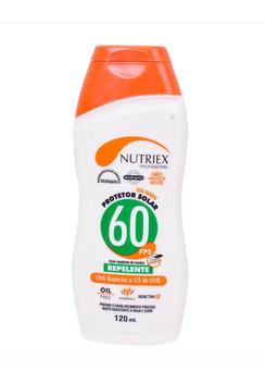 Protetor Solar Repelente Fps 60 Profissional 120Ml Nutriex - Protetor ...