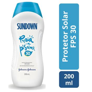 Protetor Solar Sundown Praia e Piscina FPS 50 200 ml - JOHNSON ...