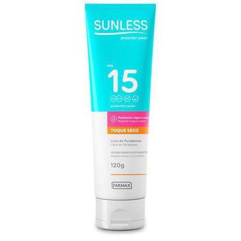 Protetor Solar Sunless Corporal FPS 15 Farmax 120g - Protetor Solar ...
