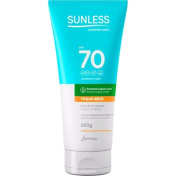 Protetor Solar Sunless Toque Seco FPS 70 200g - Protetor Solar ...